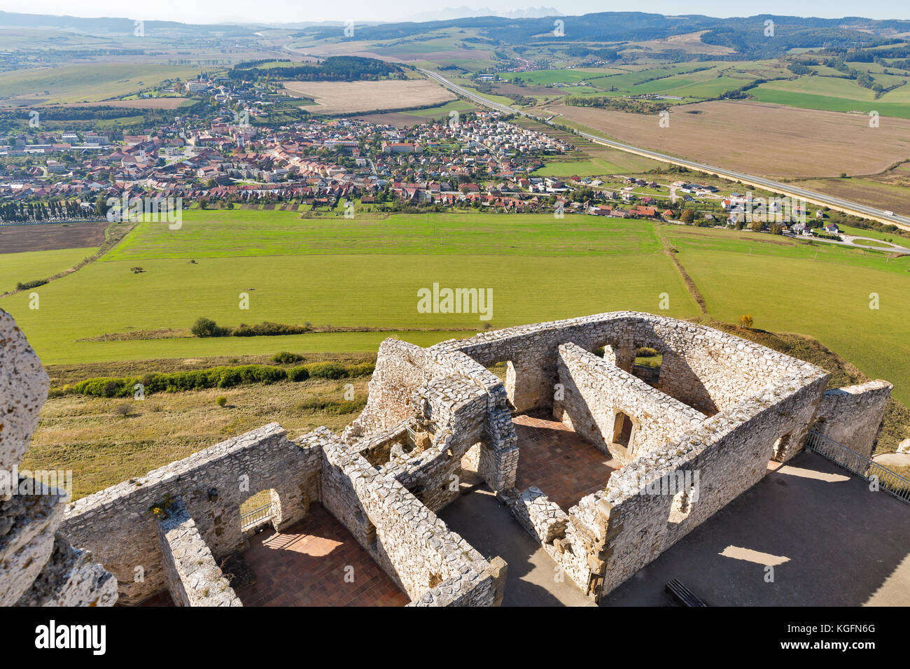 From ancient fortress high above hi-res stock photography and images ...