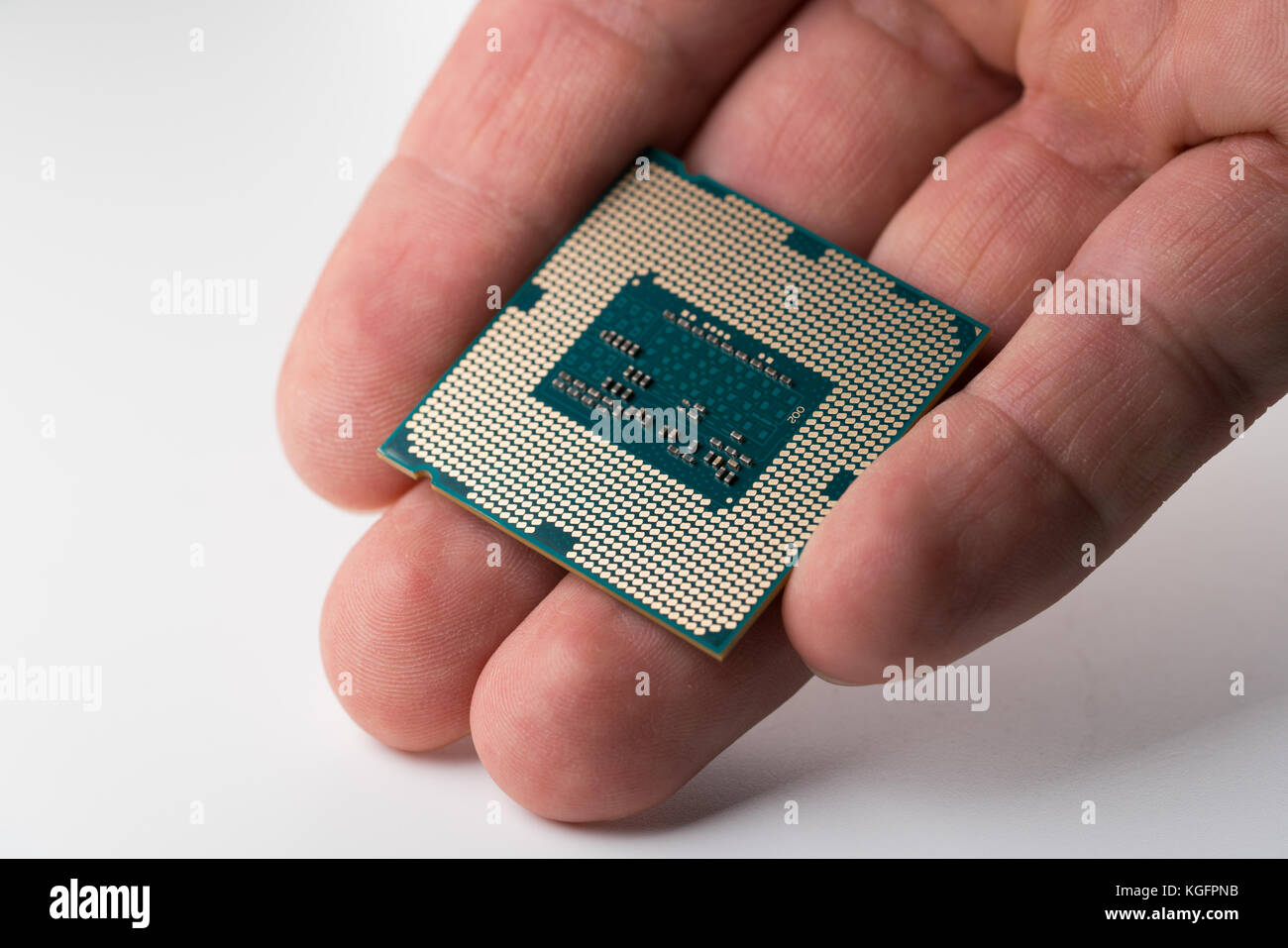 computer processor in hand Stock Photo - Alamy