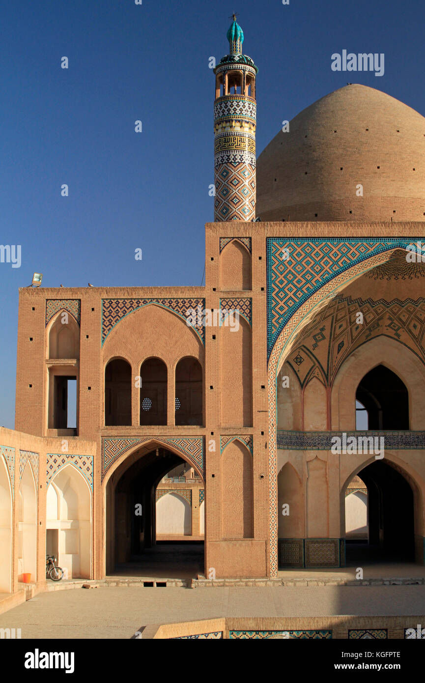 Details of Agha Bozorg mosque in Kashan, Iran Stock Photo - Alamy