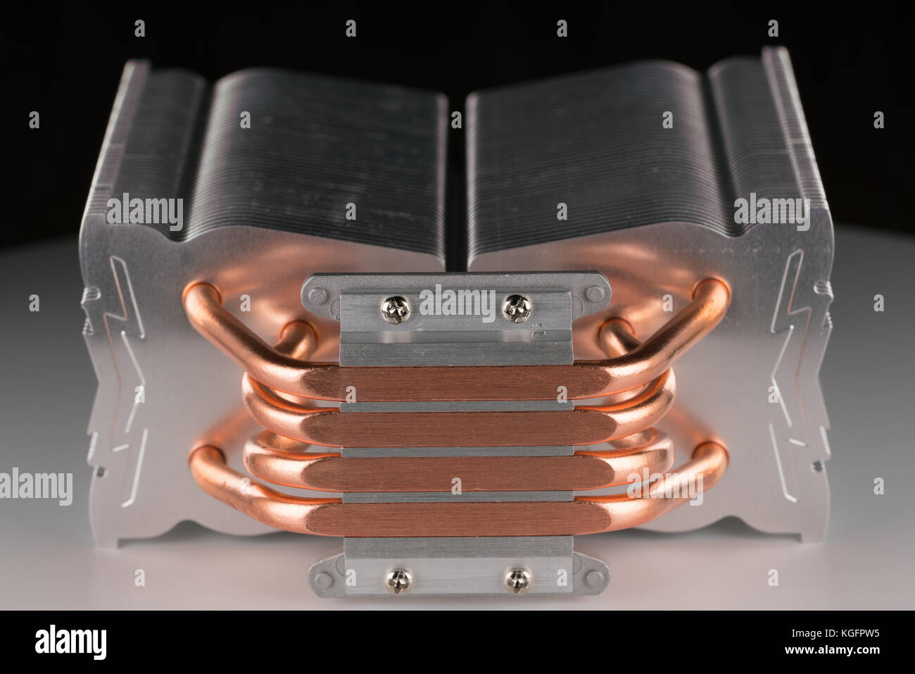 modern computer processor cooler or radiator or heat sink Stock Photo ...