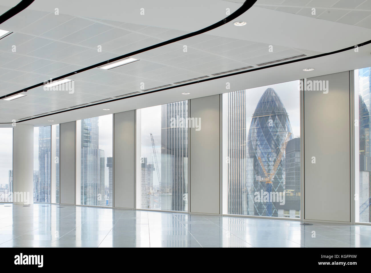 Gherkin building interior hi-res stock photography and images - Alamy