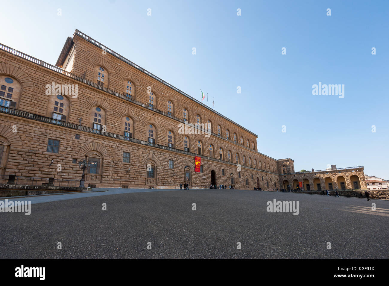 Palazzo Pitti, Florence, monumental 15th century Renaissance building ...