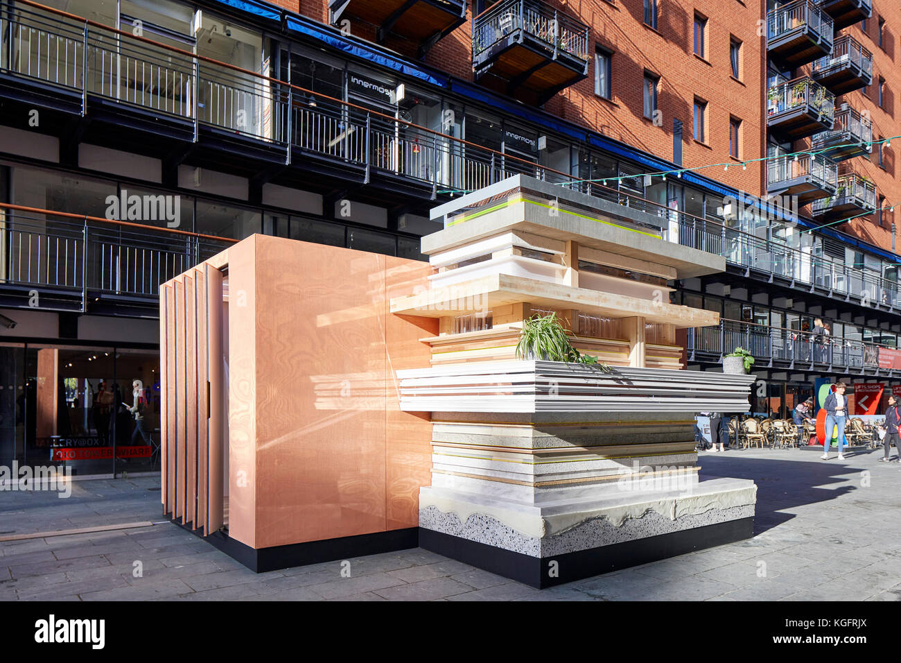 Pavilion with street context. The Stack - Mini Living Urban Cabin ...