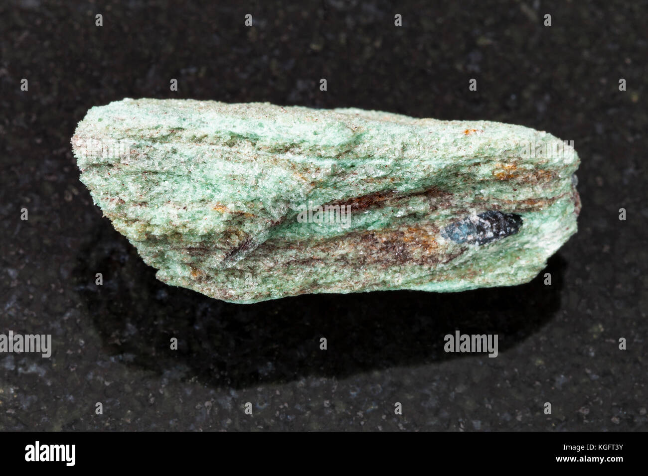 macro shooting of natural mineral rock specimen - rough Paragonite ...