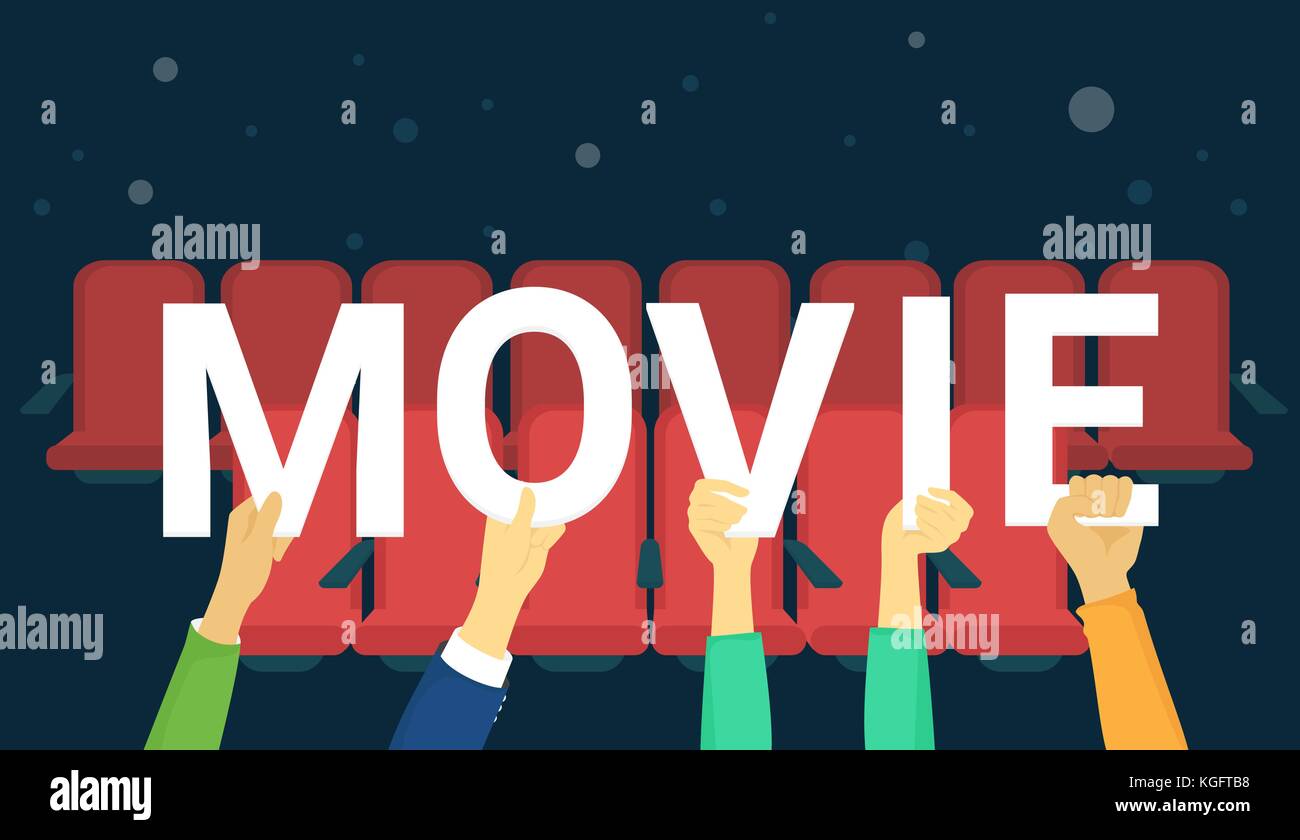 Movies concept illustration Stock Vector Image & Art - Alamy