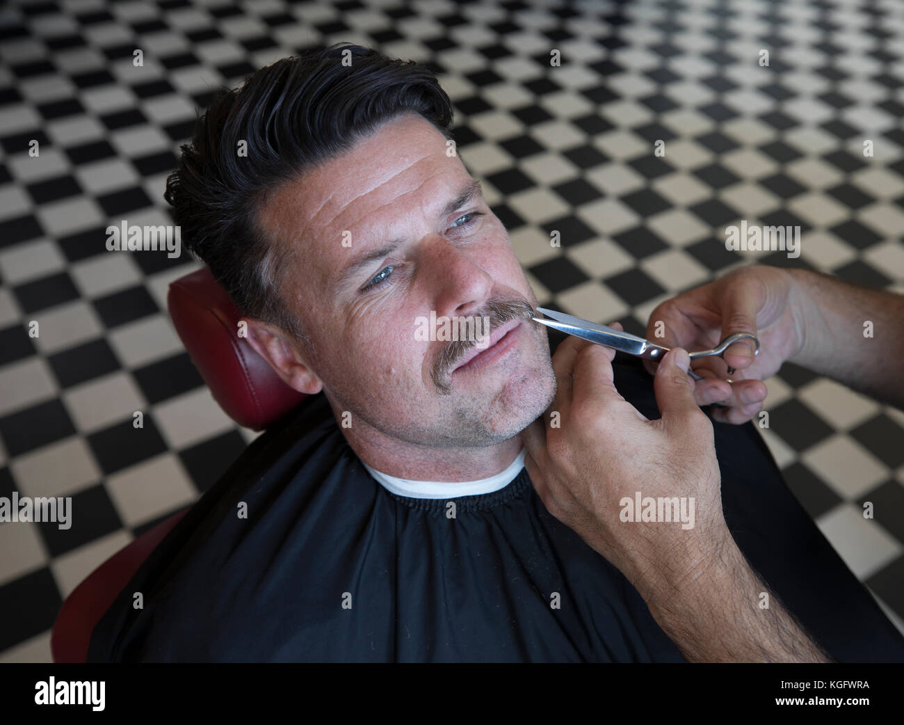 Adam Garone co founder of Movember Foundation at their office in Culver ...