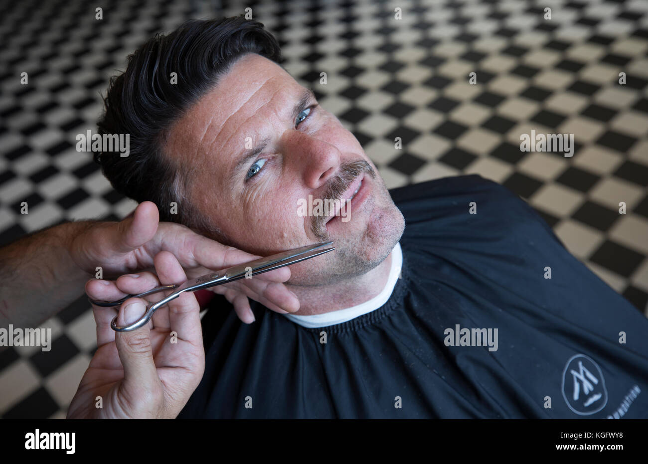 Adam Garone co founder of Movember Foundation at their office in Culver ...