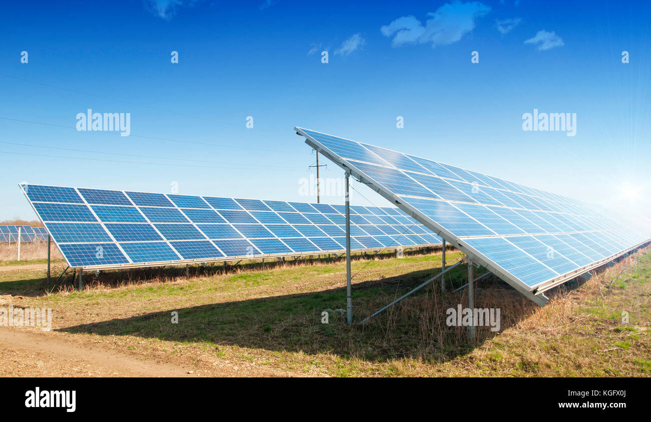 image of a big solar plant Stock Photo - Alamy