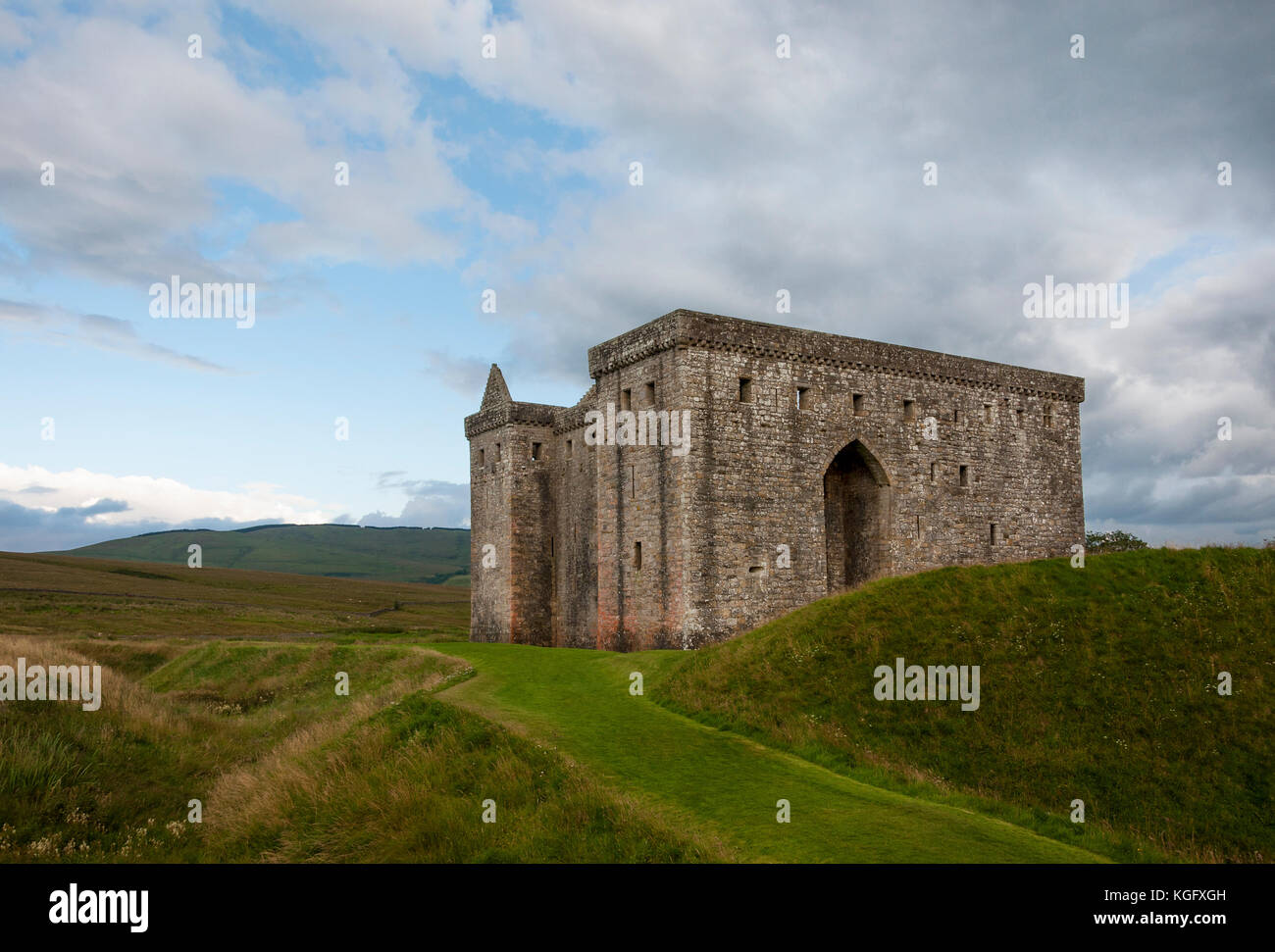 The Hermitage Castle in the Border Region of Scotland, United Kingdom ...