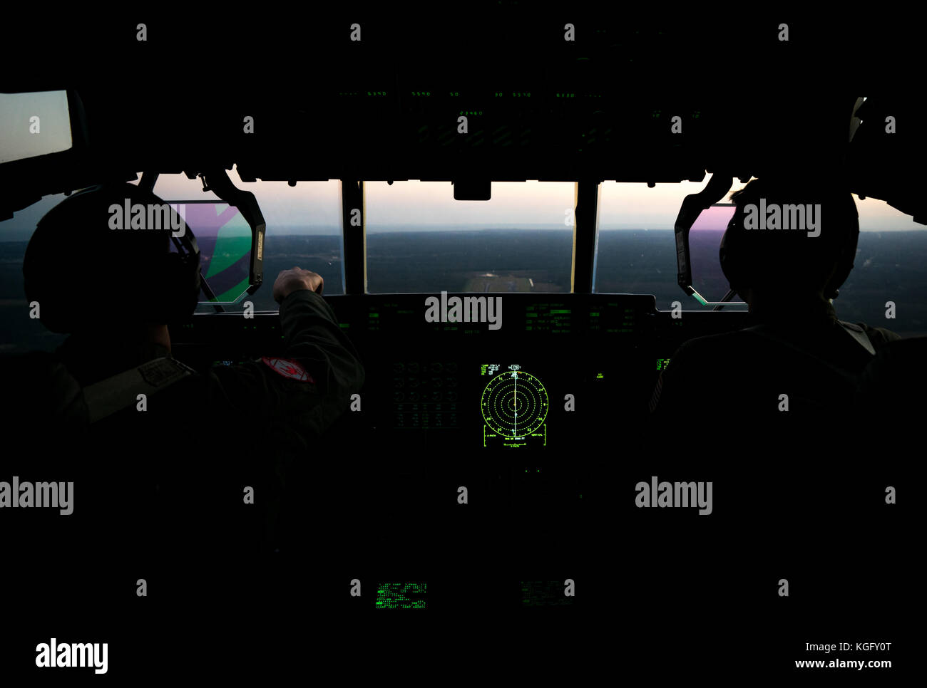 C-130J Super Hercules Cockpit Stock Photo - Alamy