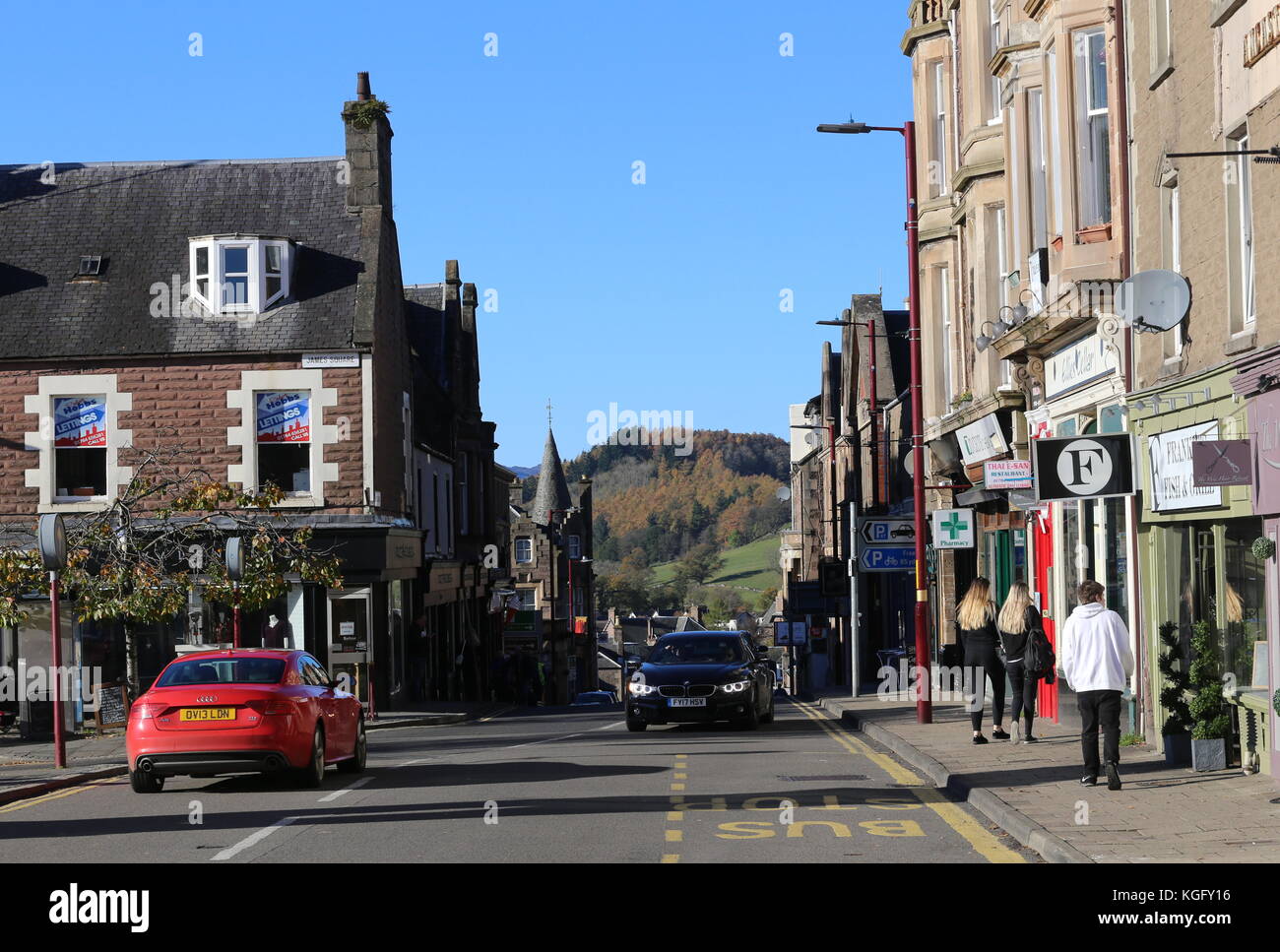 Crieff scotland street hi-res stock photography and images - Alamy