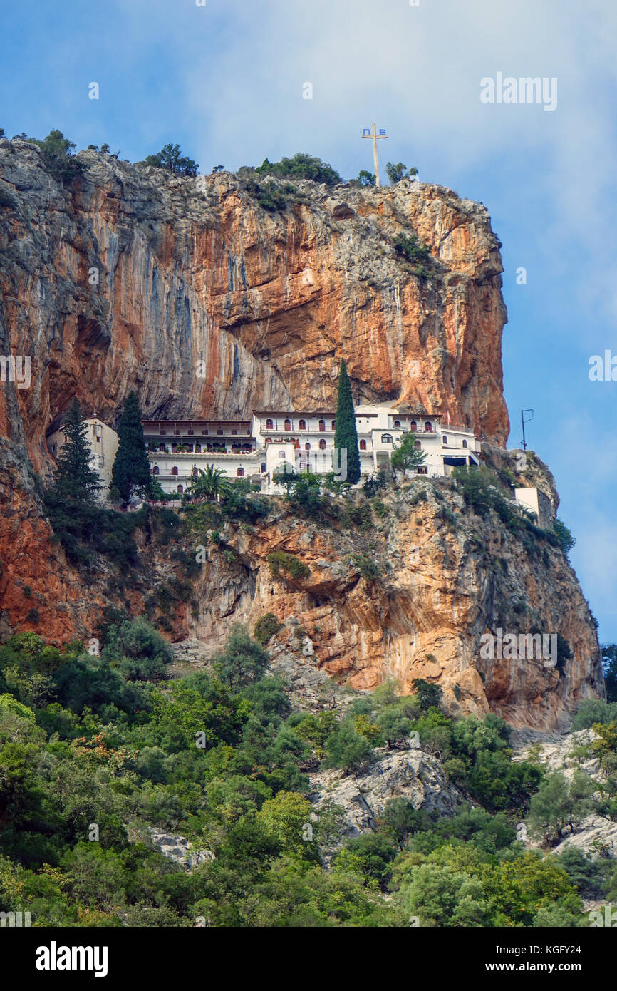 Monastery leonidio greece hi-res stock photography and images - Alamy