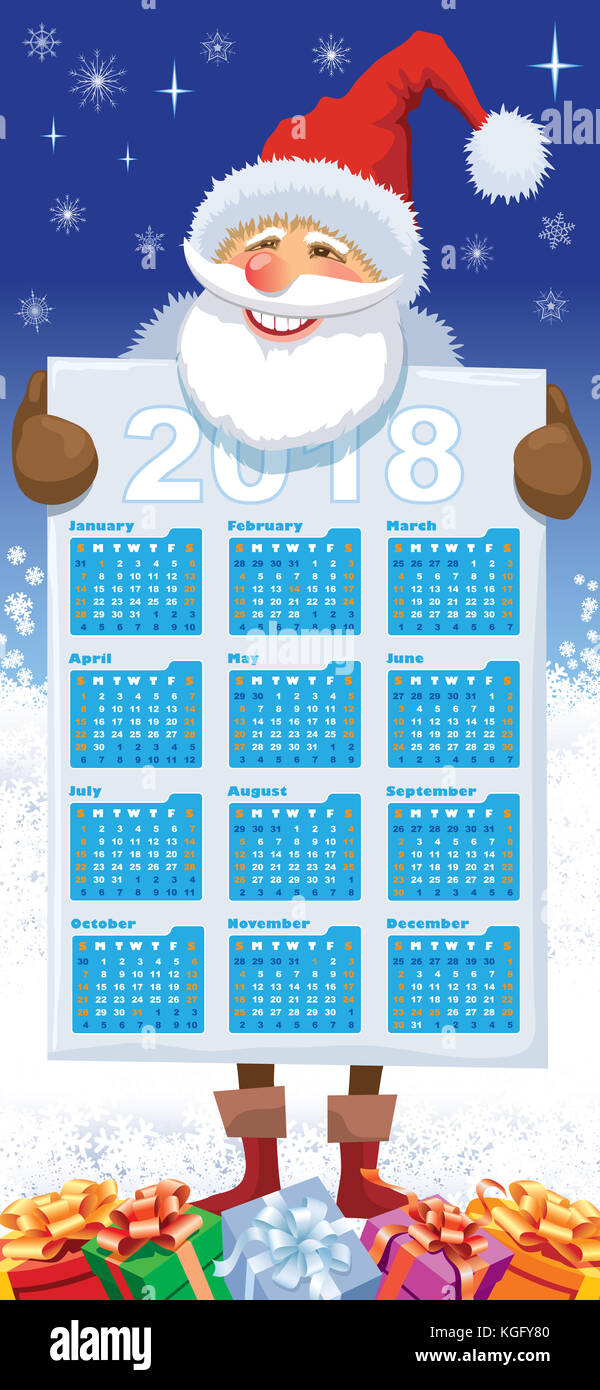 Calendar with santa claus hi-res stock photography and images - Alamy
