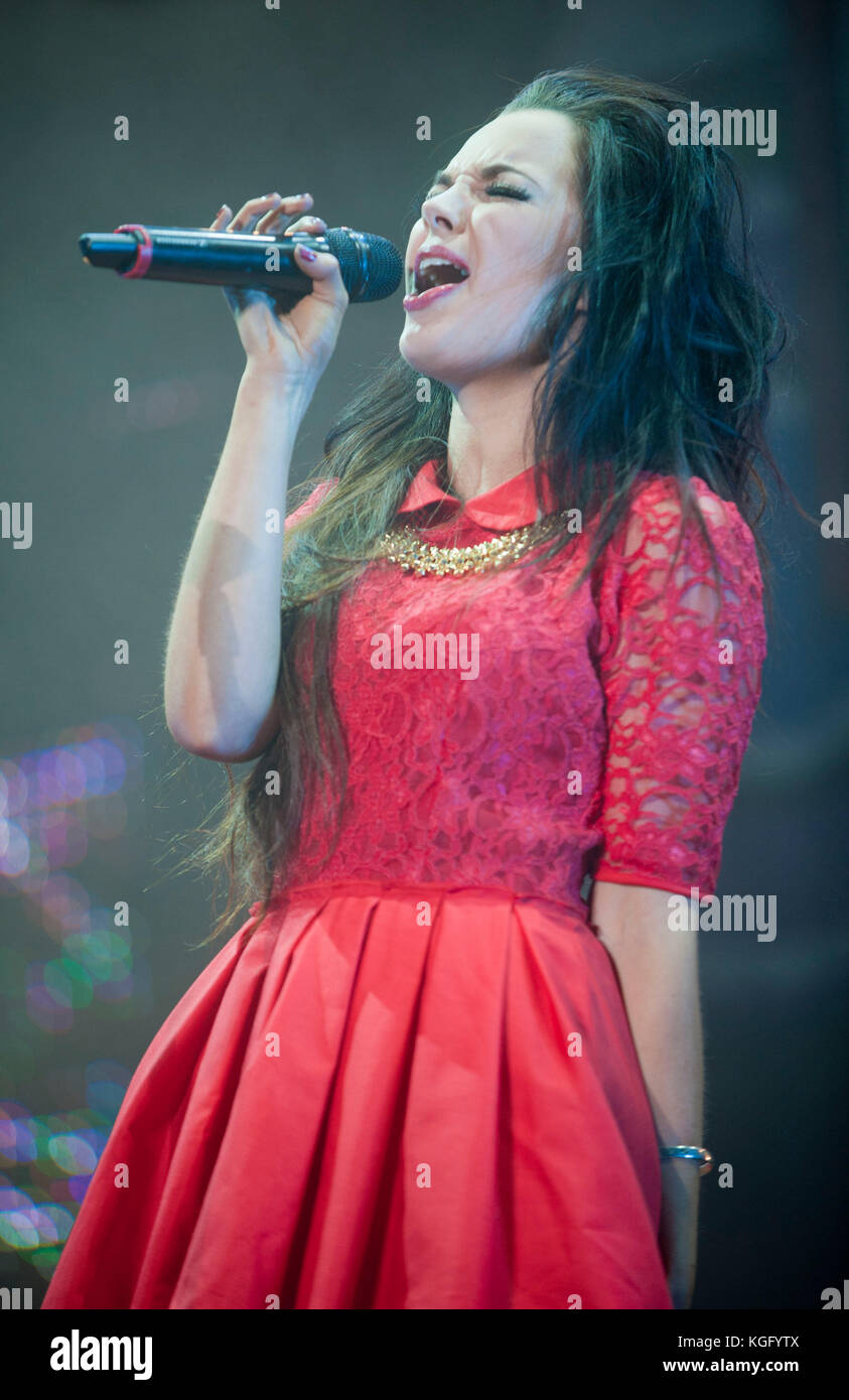 tish at the Girl guiding BIG GIG Liverpool Echo Arena 31st may 2014 ...