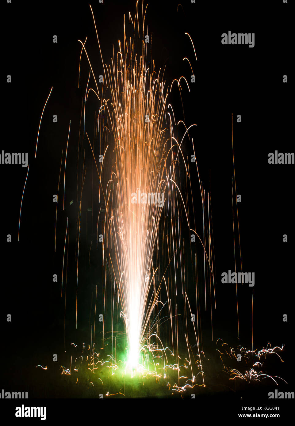 fireworks light trail Stock Photo - Alamy