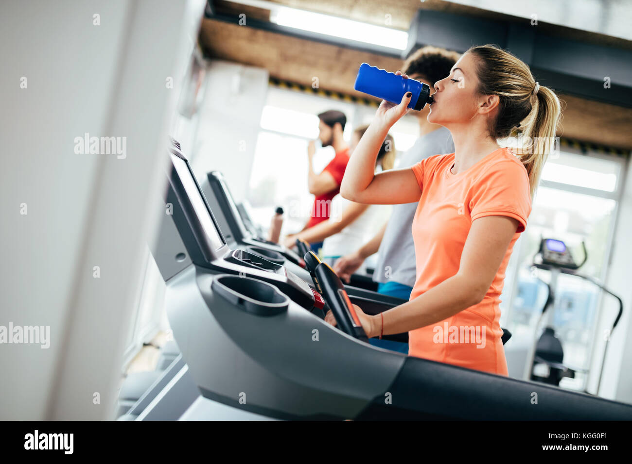 Training young hi-res stock photography and images - Alamy