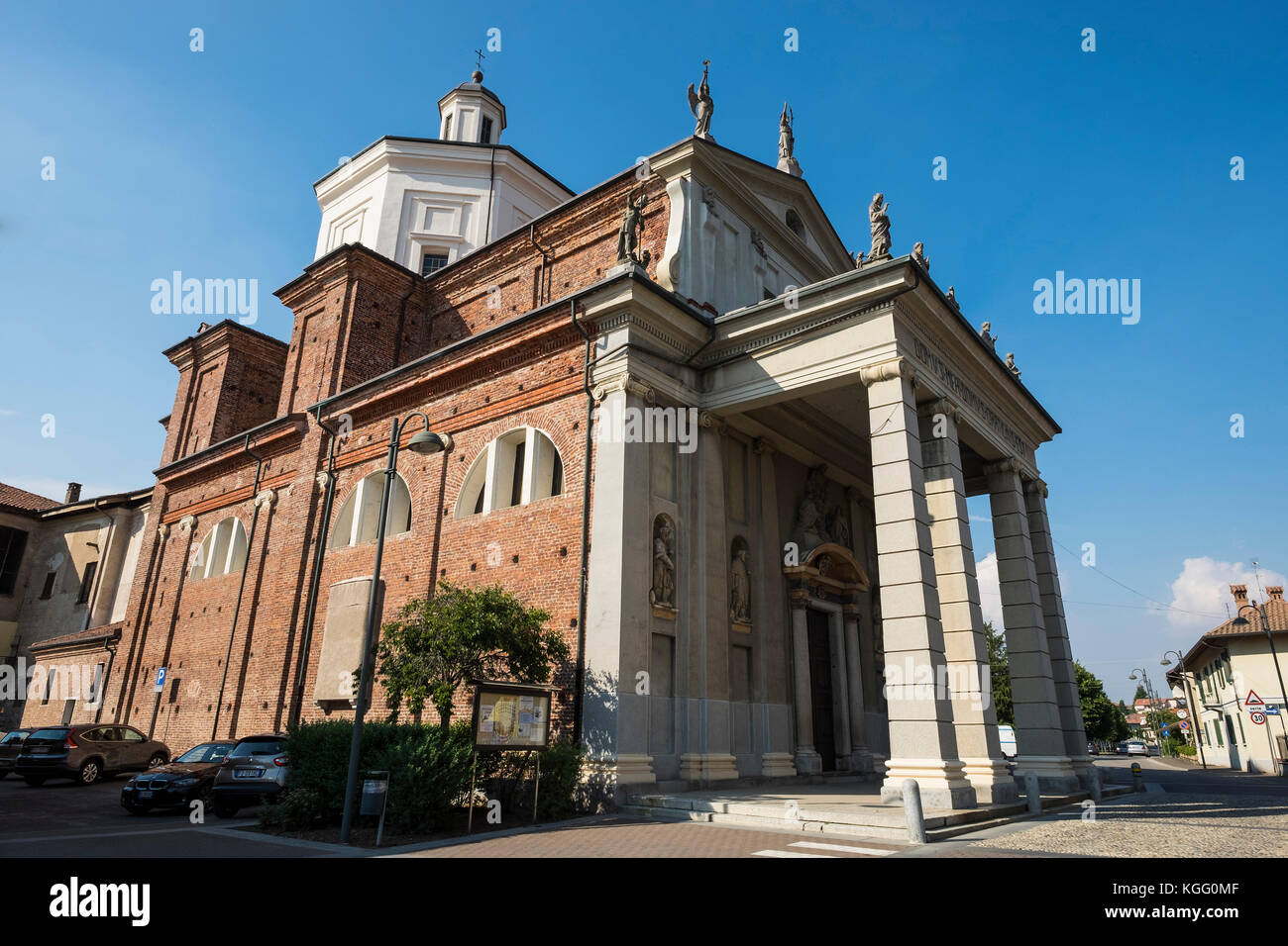Italy,Bernate Ticino,landscape,local abbey Stock Photo - Alamy