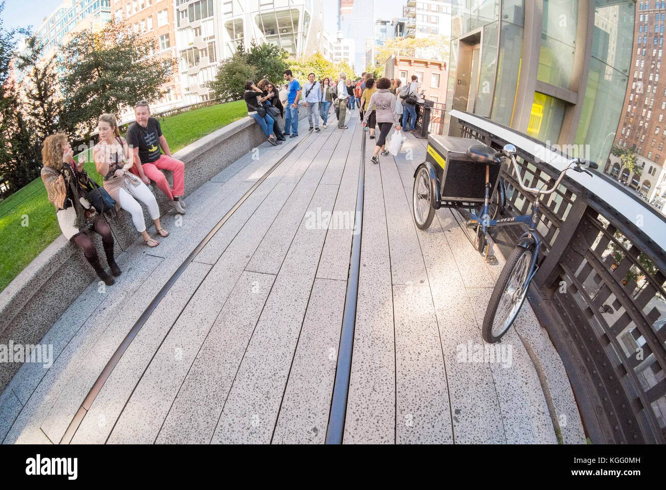The High Line, Chelsea, New York City, United States of America Stock ...