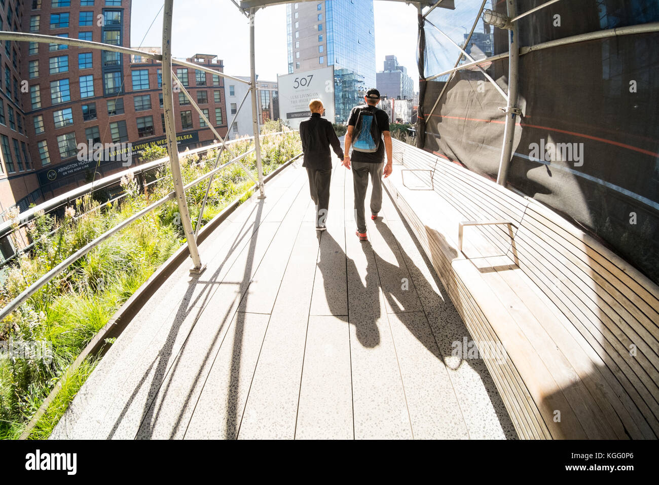 The High Line, Chelsea, New York City, United States of America Stock ...