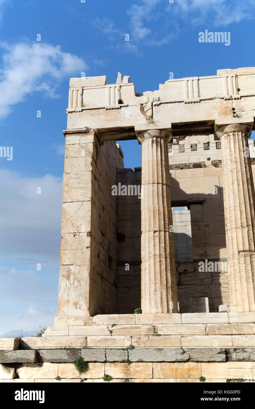 Greece, Athens, close up detail of the Acropolis Stock Photo - Alamy