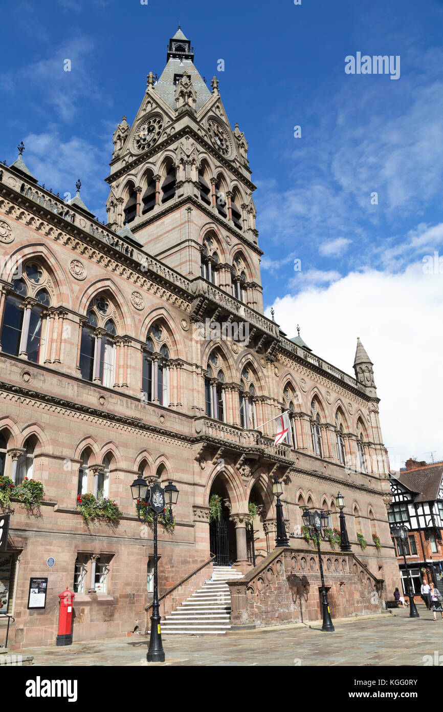 Chester town hall tower hi-res stock photography and images - Alamy