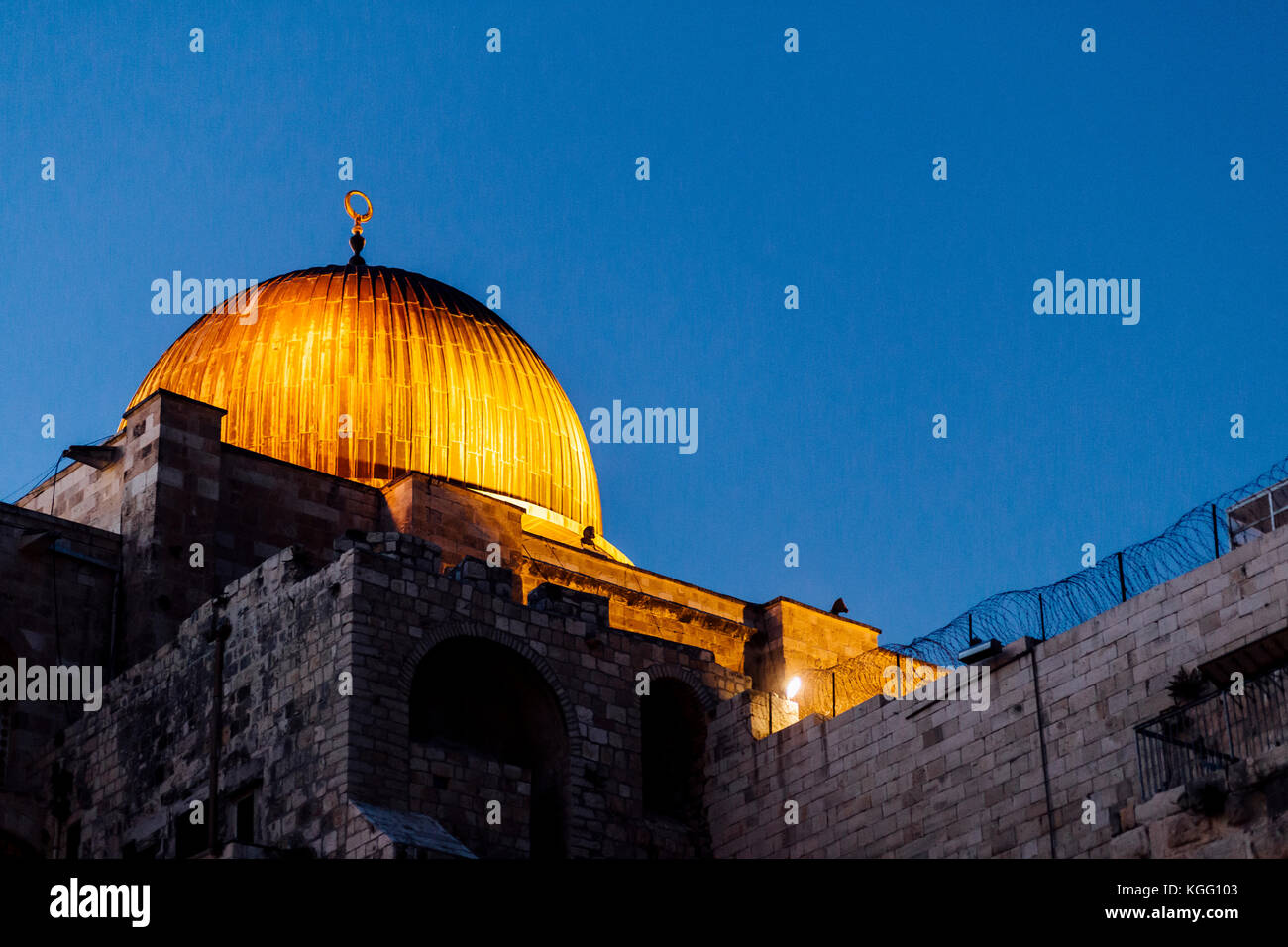 Jerusalem archaeological park al aqsa mosque hi-res stock photography ...