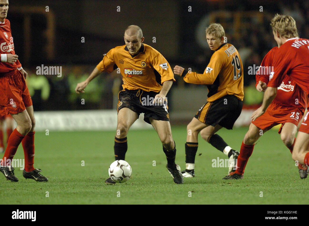 Footballer Alex Rae Wolverhampton Wanderers v Liverpool 21 January 2004 ...