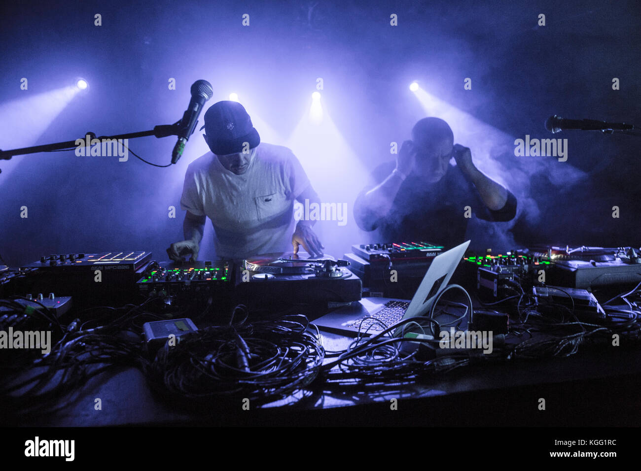 The French DJ-collective and electronica group Birdy Nam Nam performs a ...