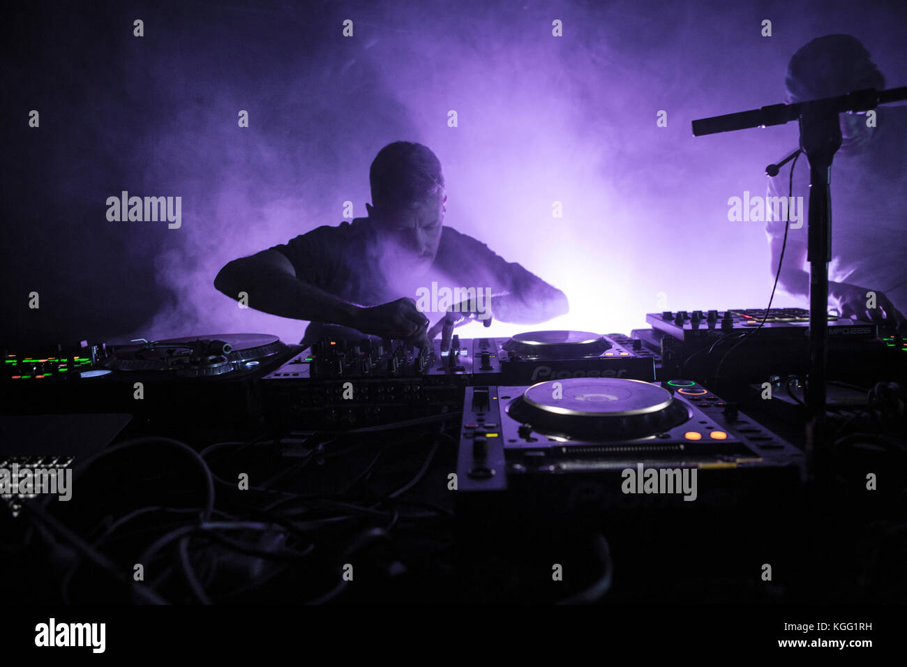 The French DJ-collective and electronica group Birdy Nam Nam performs a ...