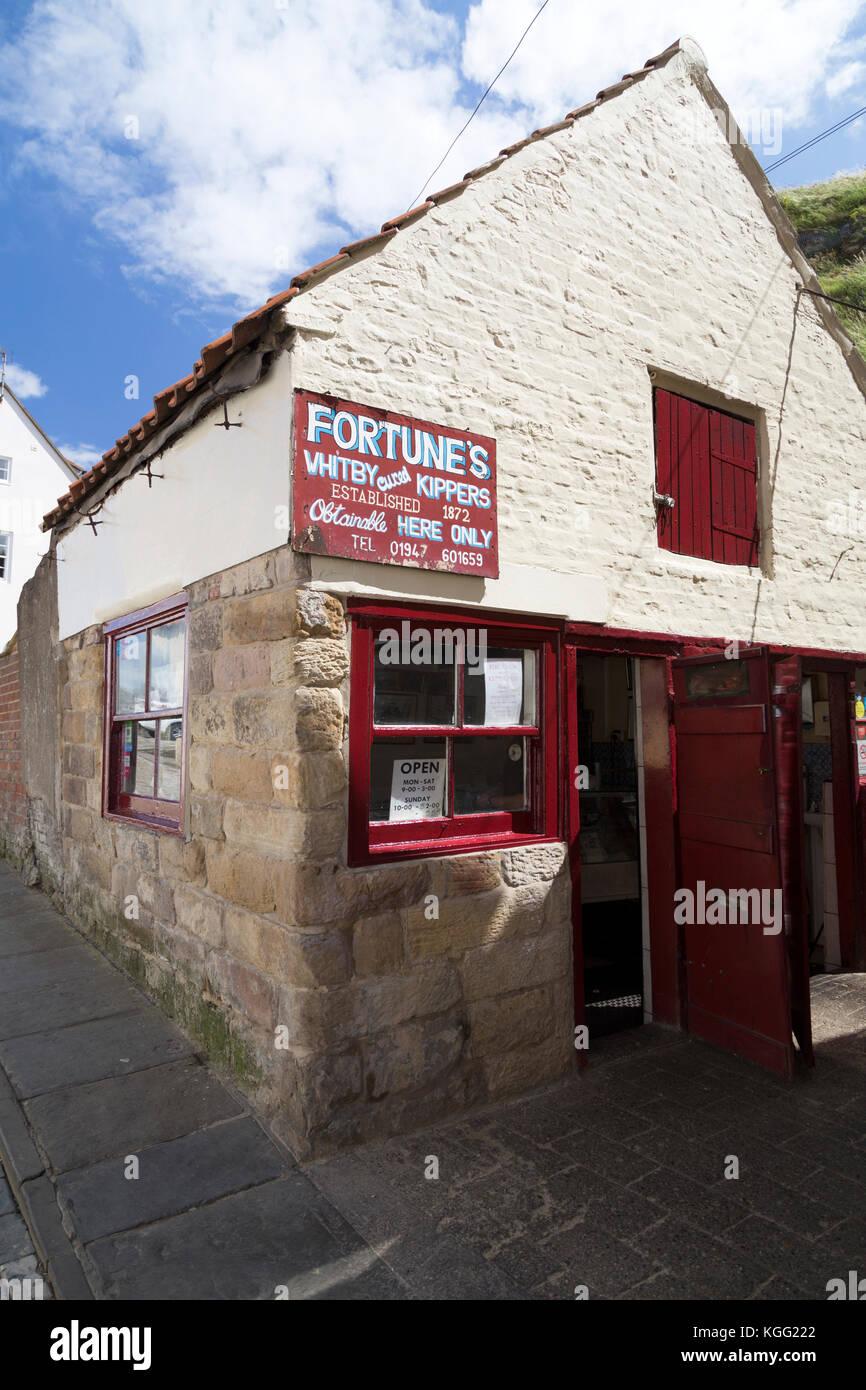 Whitby, Yorkshire, traditional kipper smoke house Stock Photo - Alamy