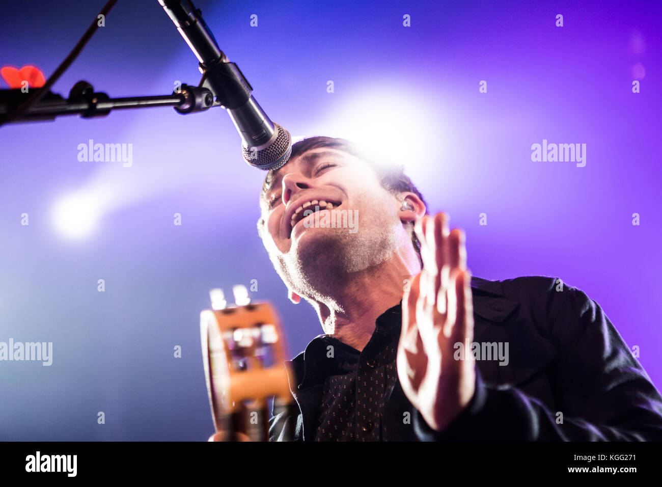 The English electronic music group Metronomy performs a live concert at ...