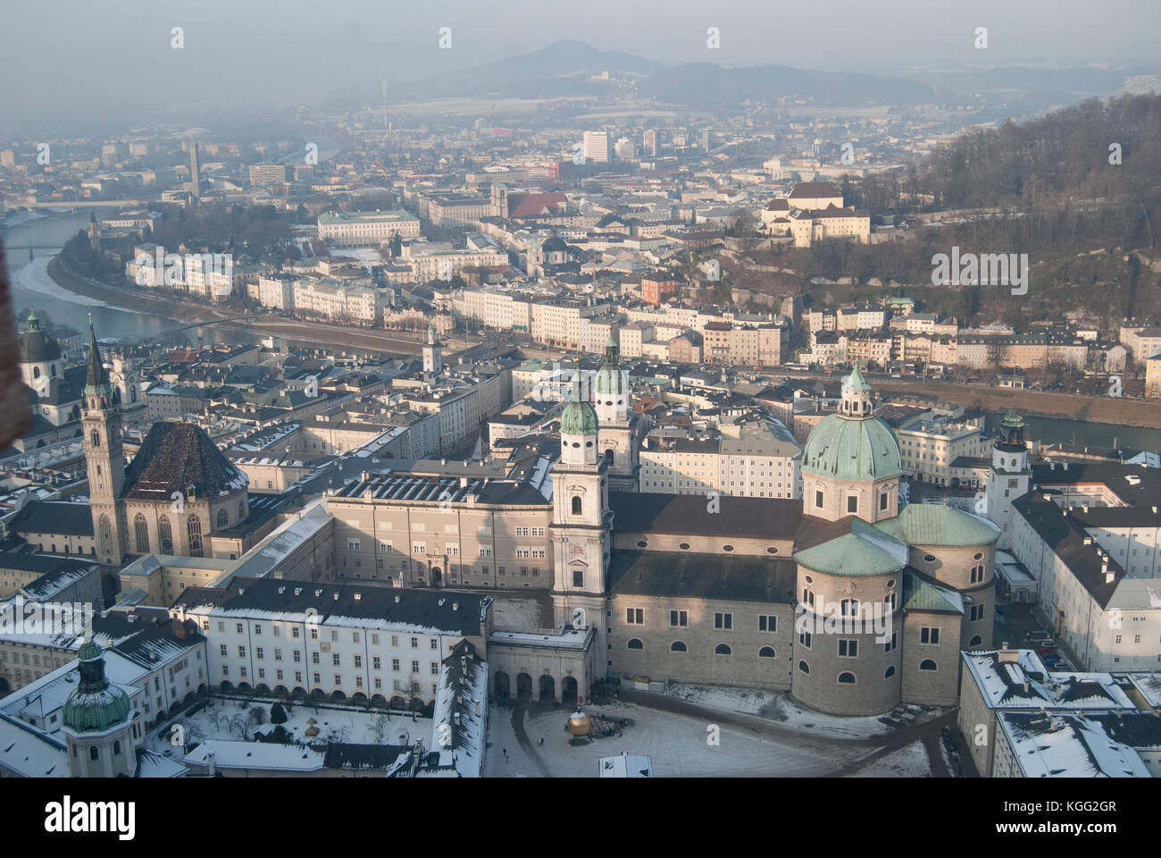 Salzburg river snow hi-res stock photography and images - Alamy