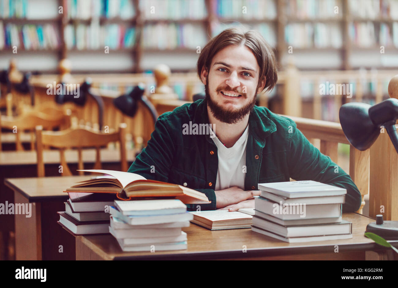 Getting Knowledges in Books Stock Photo - Alamy