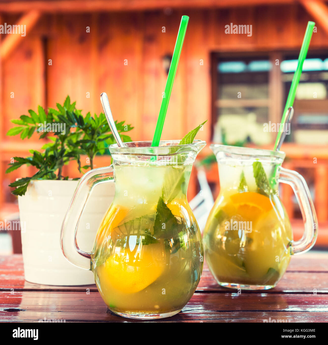 Orange lemonade fruit citrus cocktail hi-res stock photography and ...