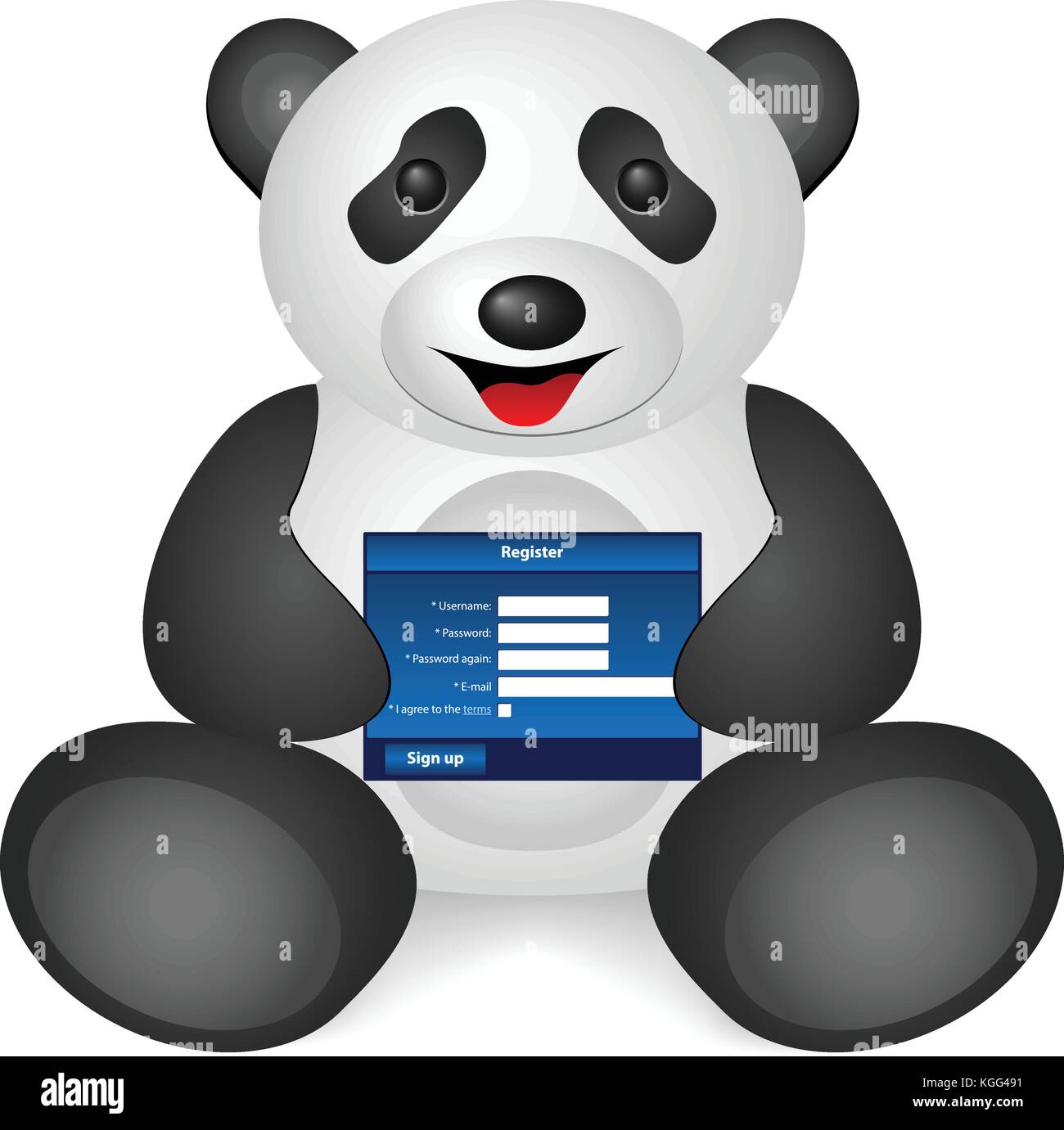 Login register icon cartoon Stock Vector Images - Alamy