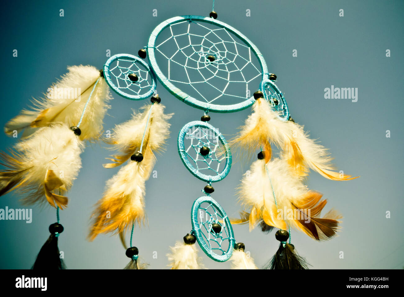 Native Americans dreamcatcher moving in the wind Stock Photo - Alamy