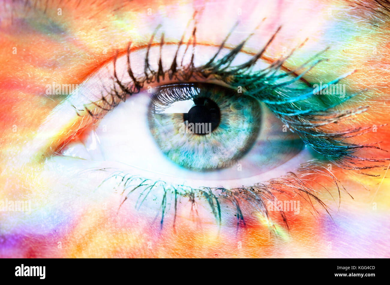 Close up female eye in hi-res stock photography and images - Alamy