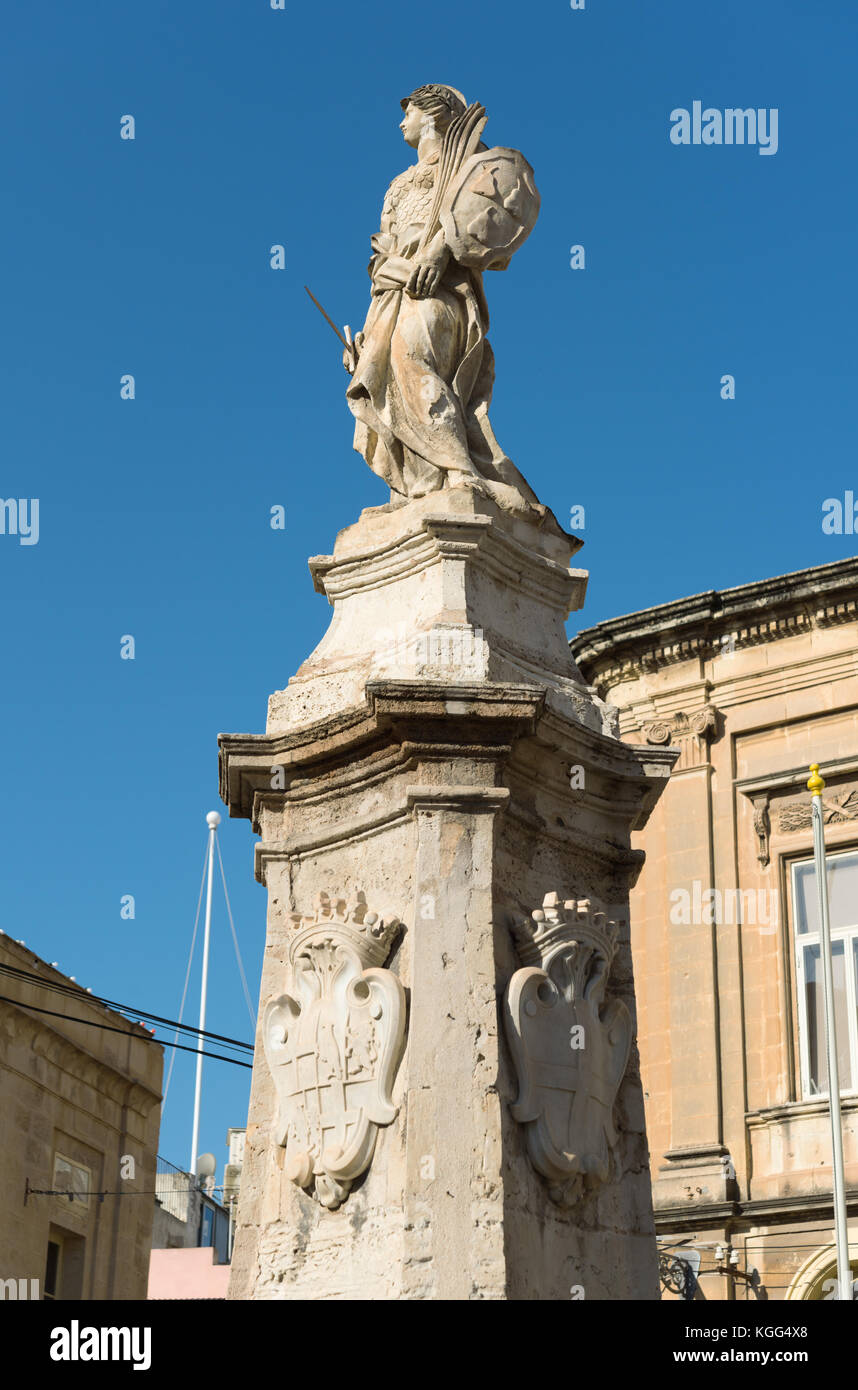 Victory Monument in Birgu (Malta Stock Photo - Alamy