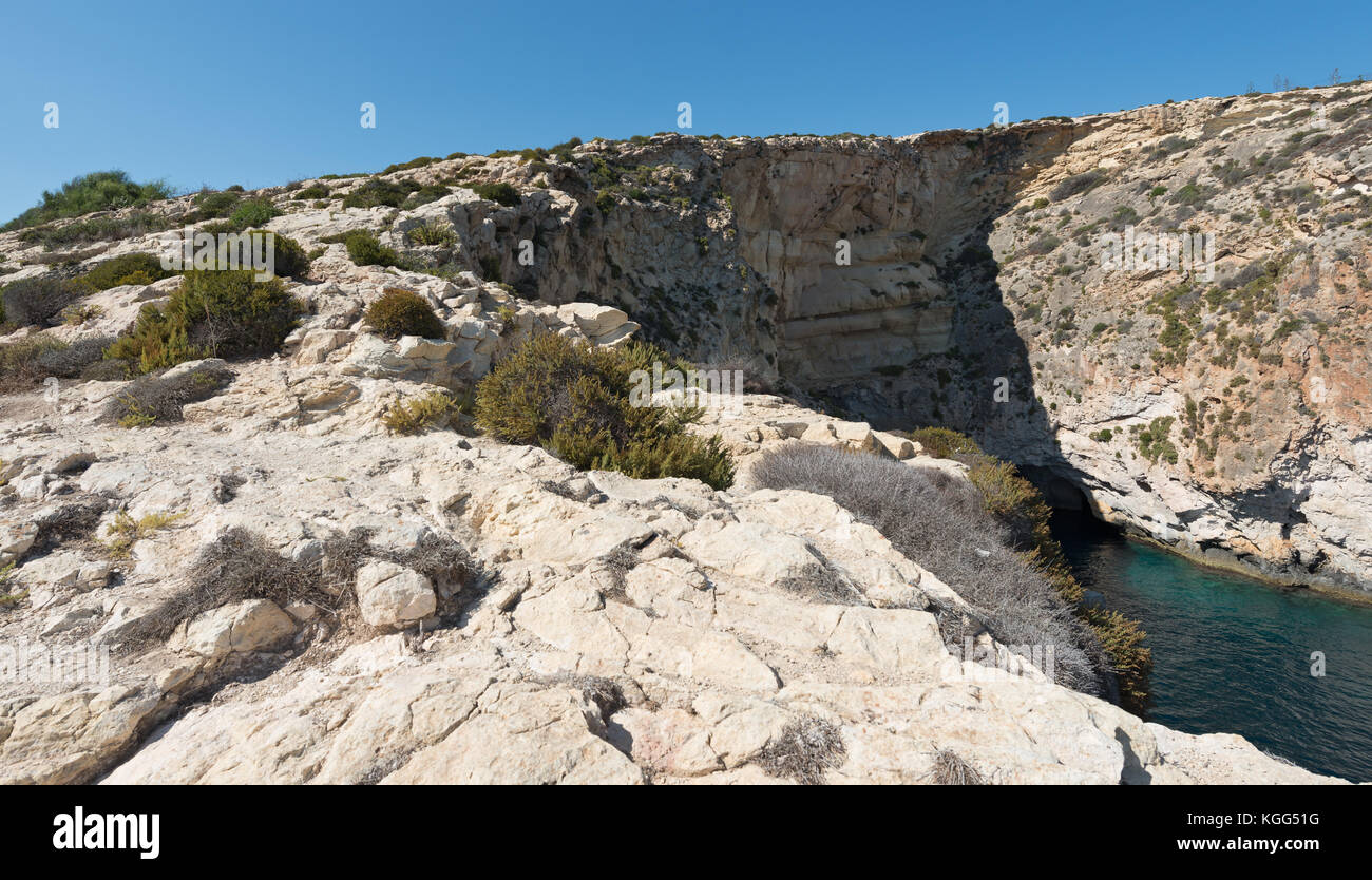 Natural landscape of Malta Stock Photo - Alamy