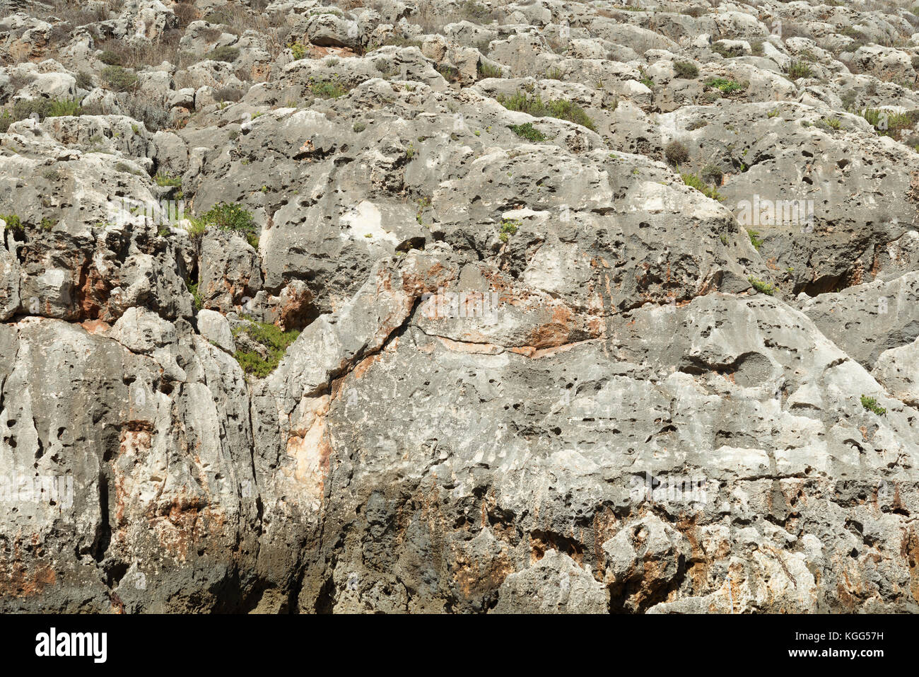 Limestone rocks in Malta Stock Photo - Alamy
