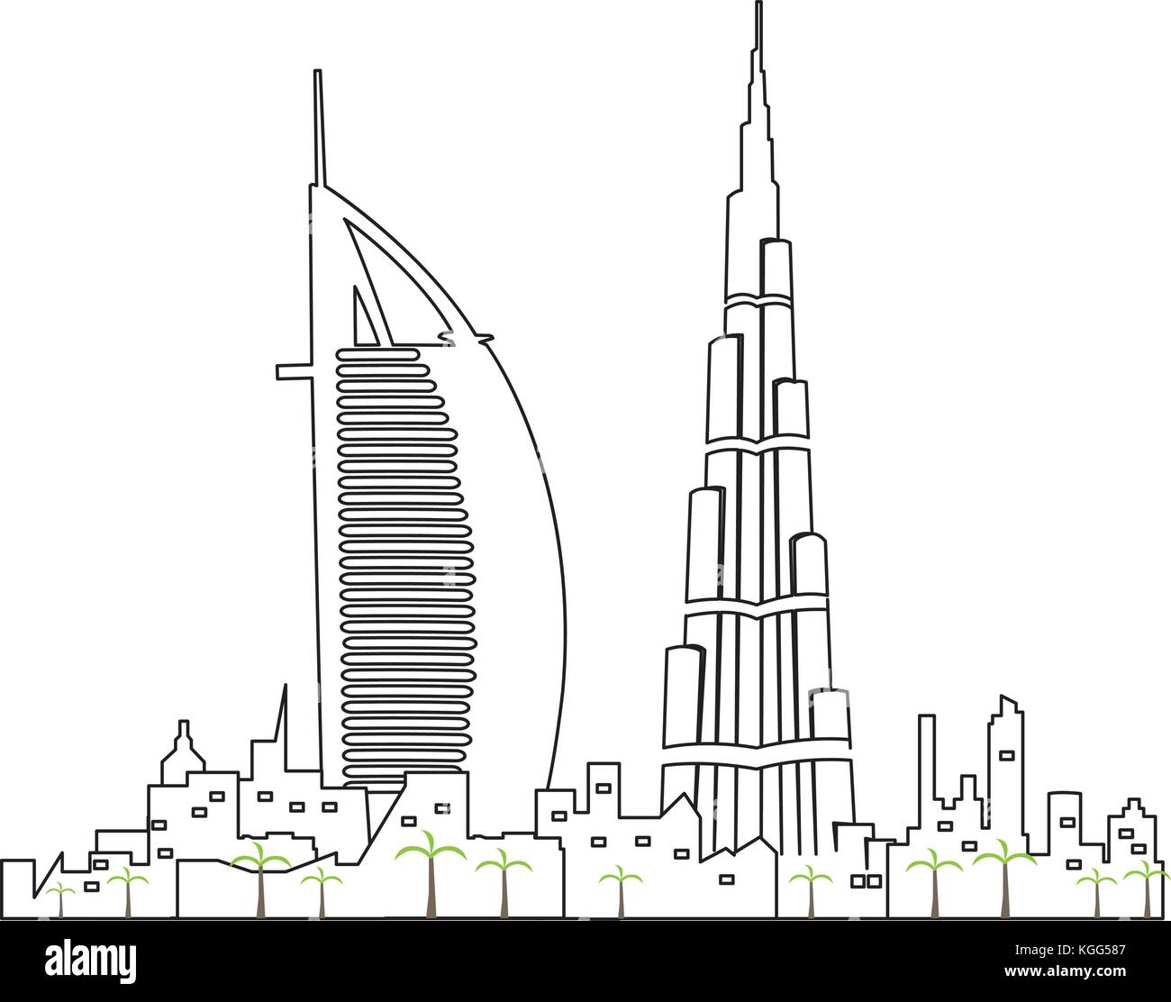 Isolated Dubai cityscape Stock Vector Image & Art - Alamy Isolated Dubai cityscape Stock Vector Image & Art - Alamy