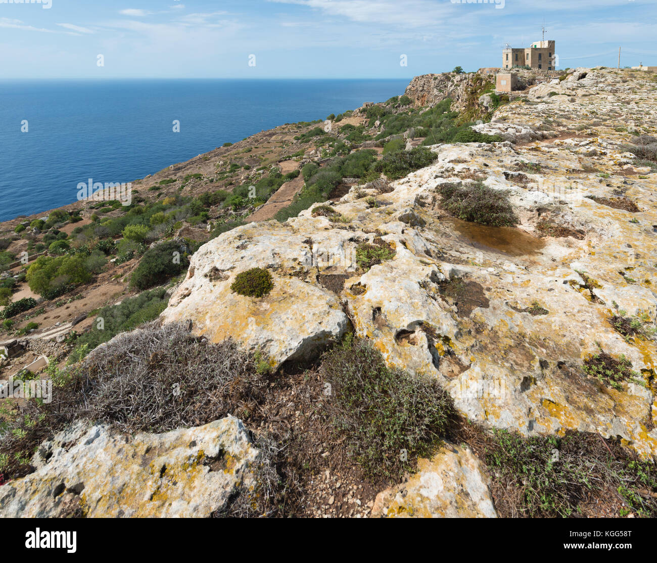 Limestone dingli cliffs malta hi-res stock photography and images - Alamy