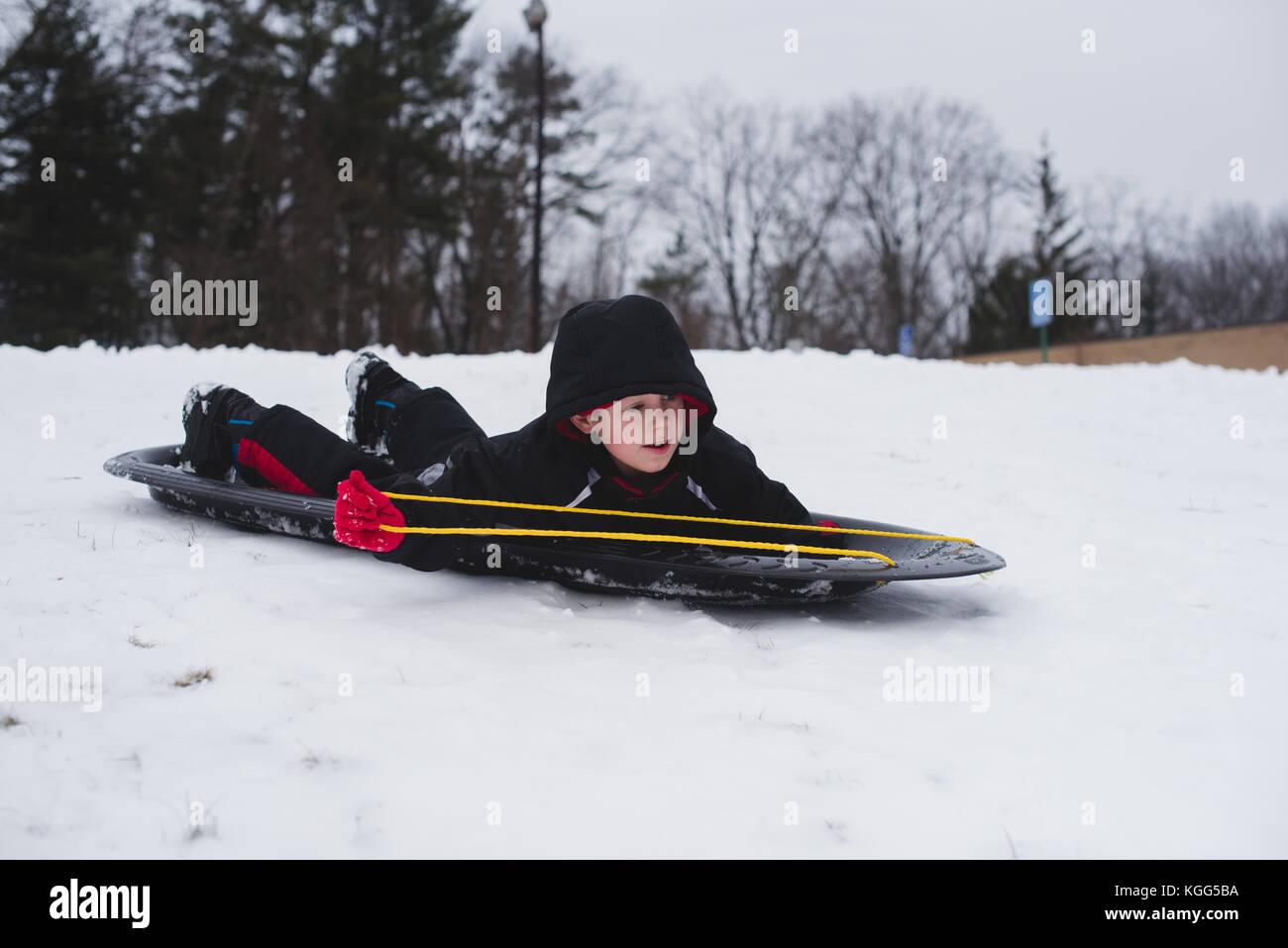 Sled slides hi-res stock photography and images - Alamy
