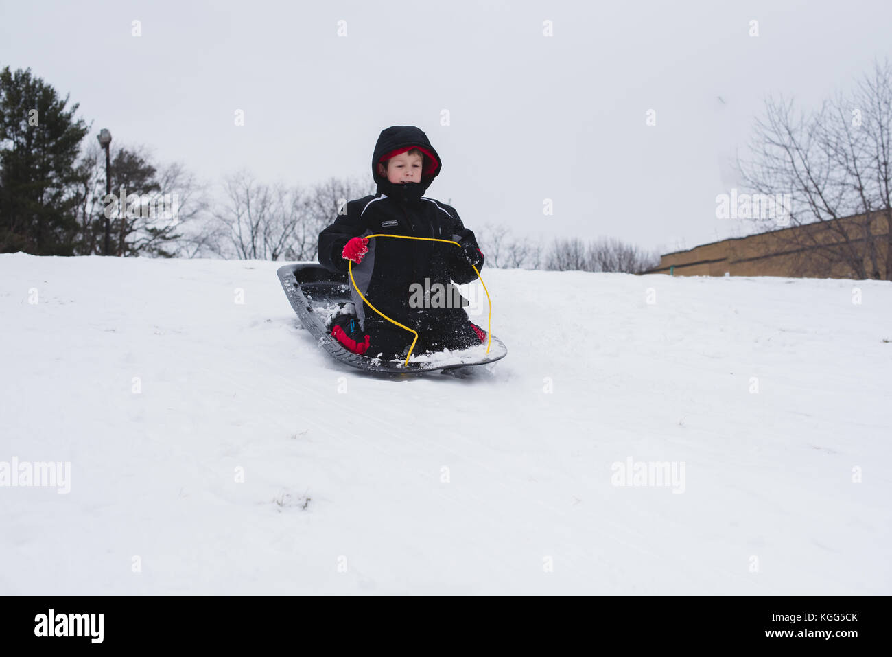 Sled slides hi-res stock photography and images - Alamy