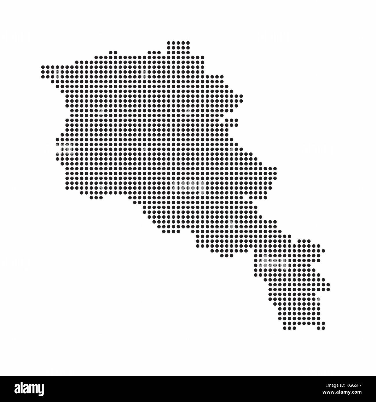 Armenia map futuristic country shape Stock Vector Images - Alamy