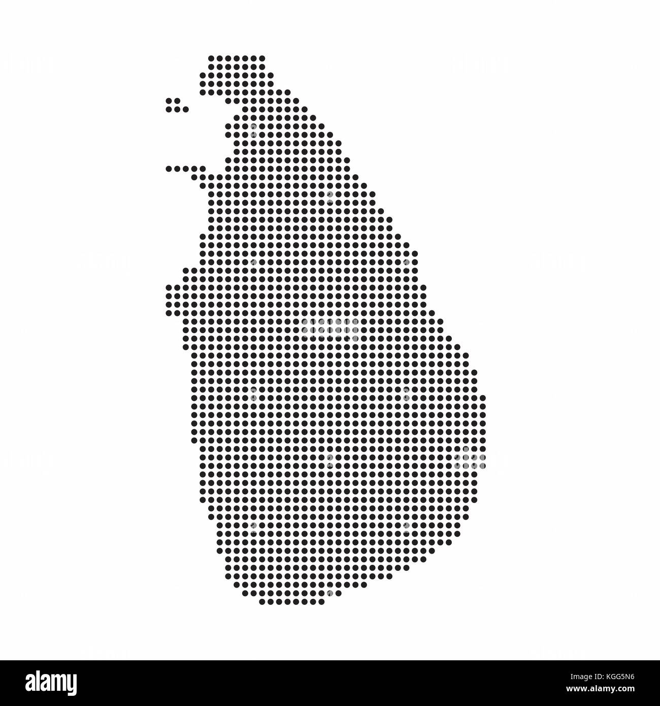 Sri lanka map Black and White Stock Photos & Images - Alamy