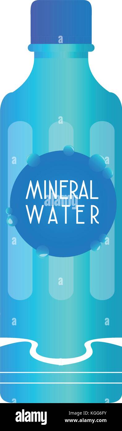 Mineral water bottle Stock Vector Image & Art - Alamy