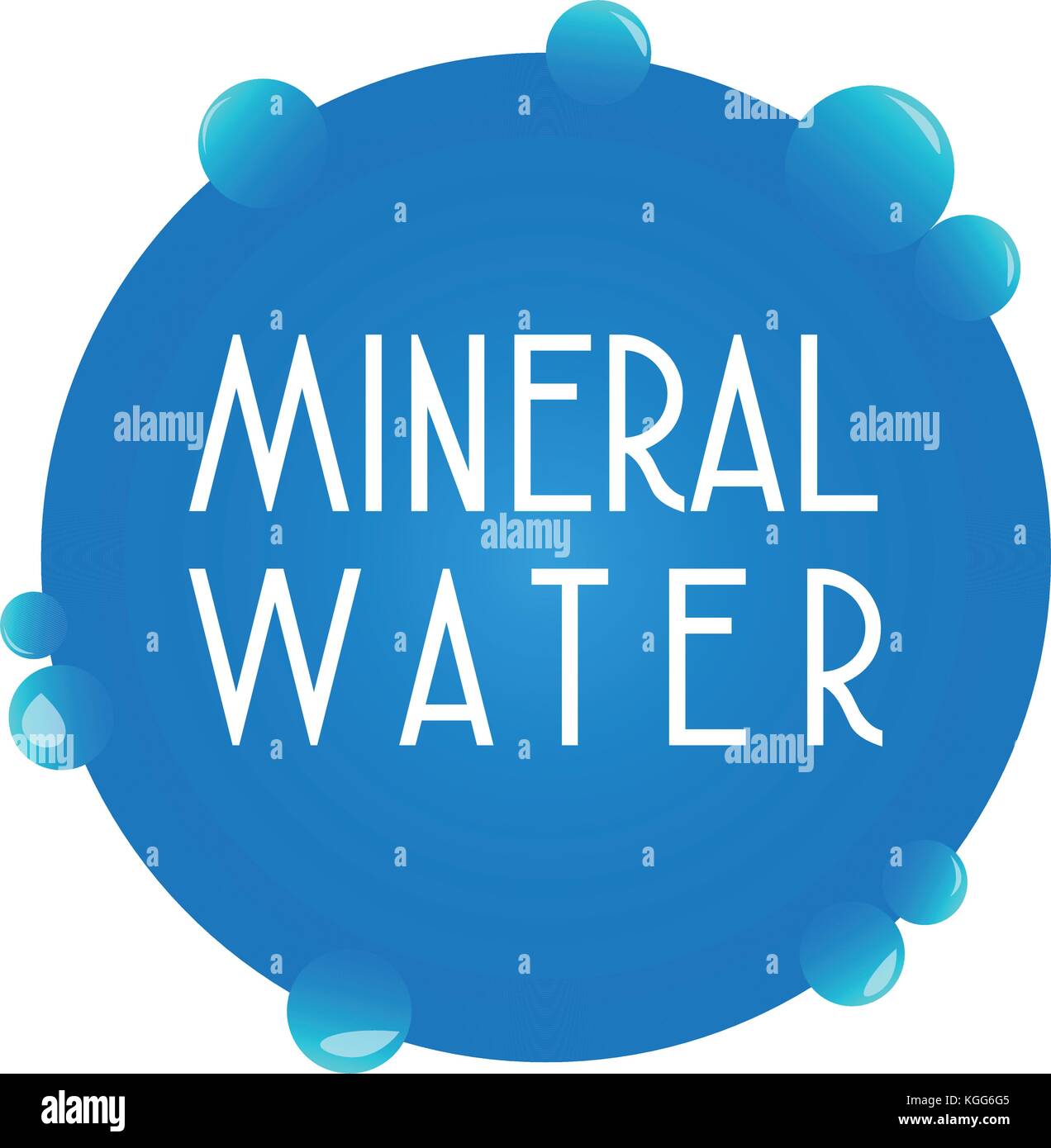 Mineral water label Stock Vector Image & Art - Alamy