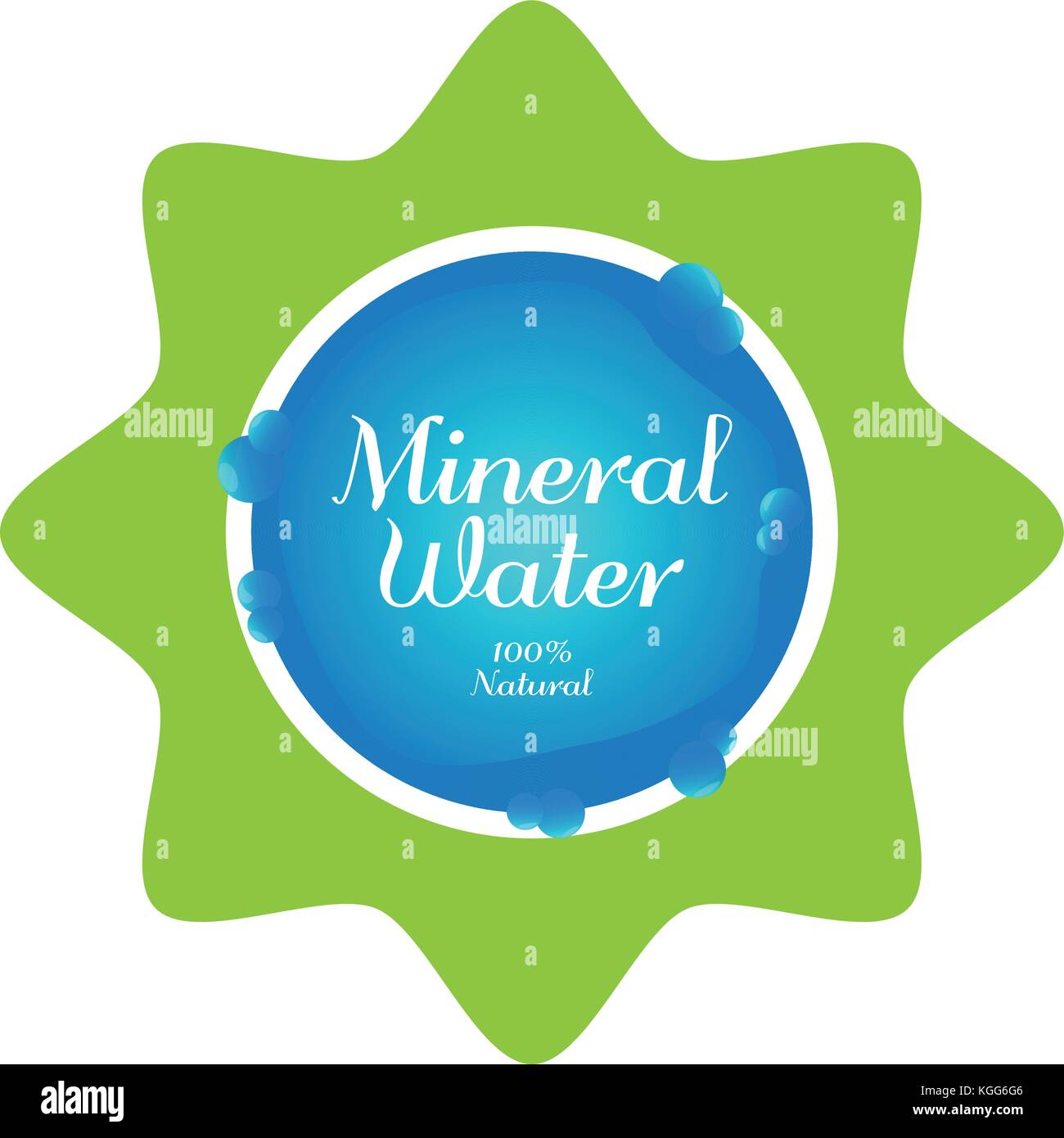 Mineral water label Stock Vector Image & Art - Alamy