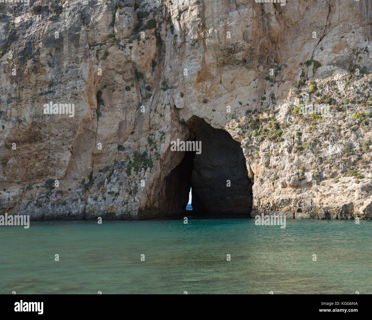 Grotto of the Dwejra Inland Sea (island of Gozo, Malta Stock Photo - Alamy
